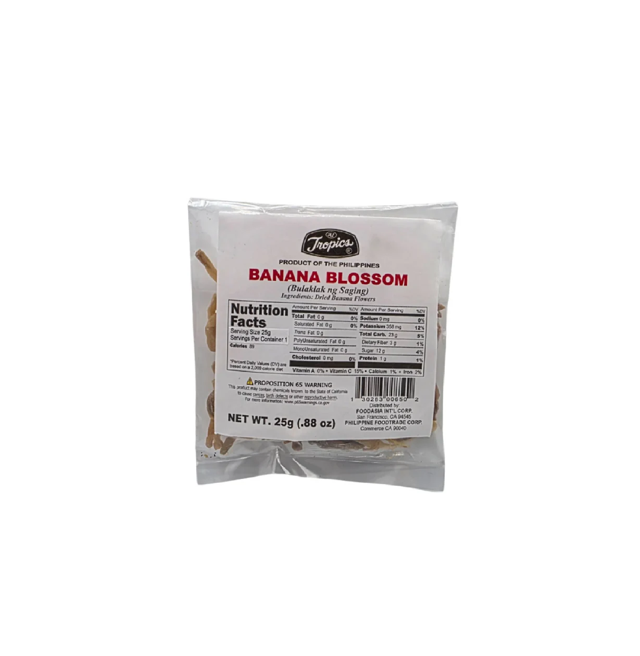 TROPICS BANANA BLOSSOM DRIED .88 OZ – Chuchay Supermarket 2